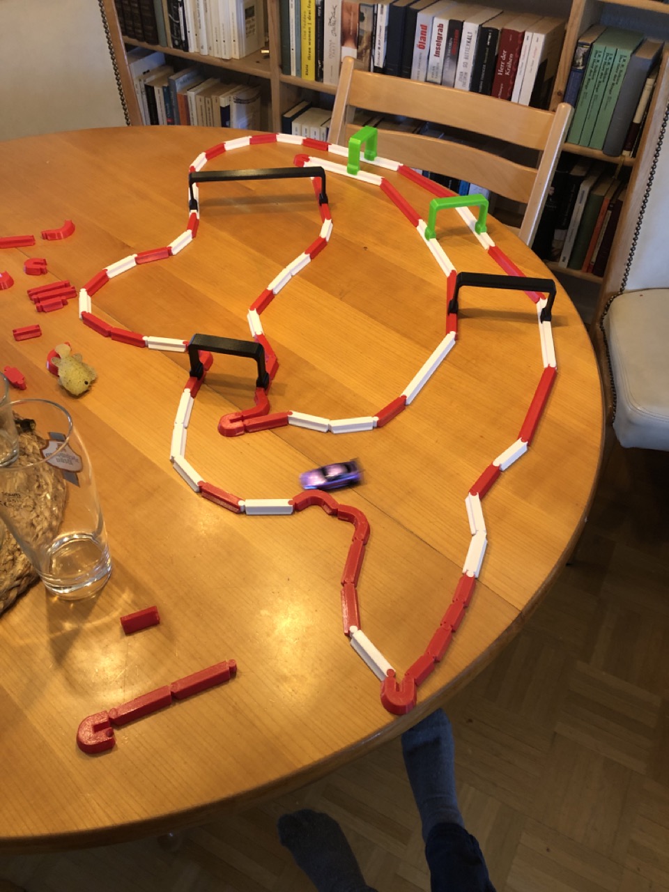 Bridge and track connector for Turbo Racing 1/76 RC race track by ...