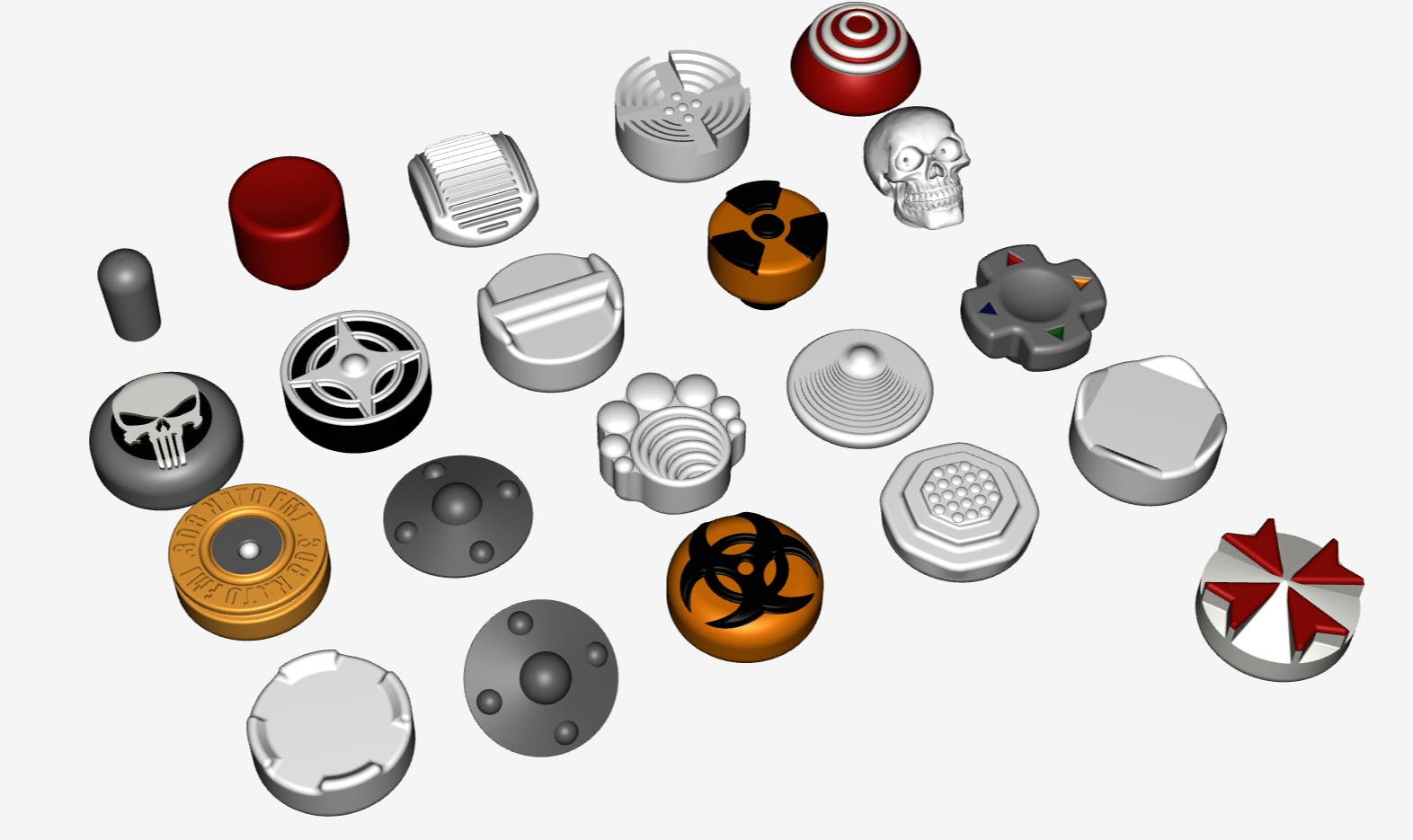 Custom Hat Switches for Virpil by Joker_G | Download free STL model ...