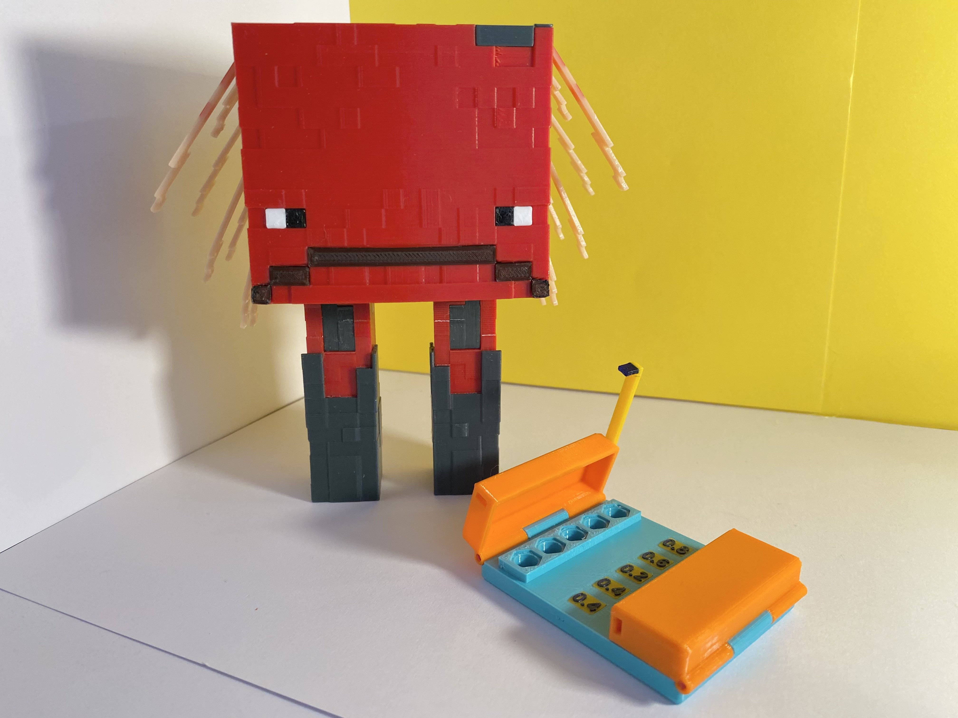 Strider with Nozzlebox (Minecraft) by Lazlo | Download free STL model ...