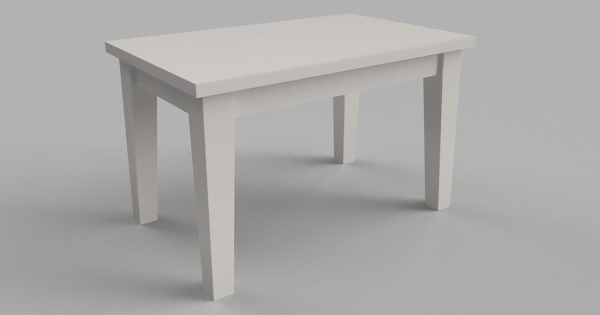 Table by Elitail | Download free STL model | Printables.com