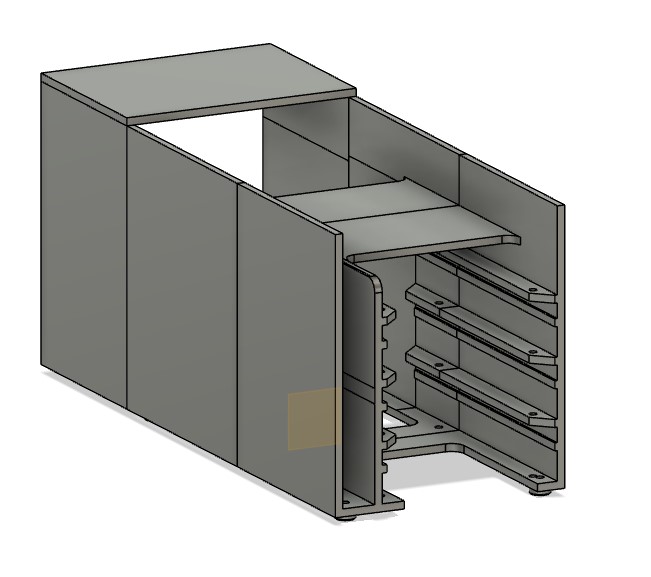 Raspberry Pi 4B NAS Case por Amdy | Descargar modelo STL gratuito ...