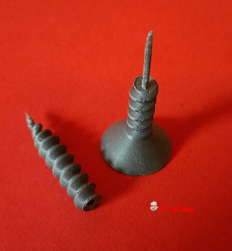 Ear wood screw by Dedoper | Download free STL model | Printables.com