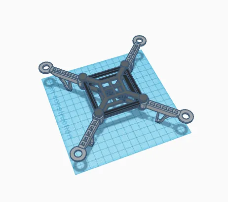 chassie drone quadcopter by yoyo.rrrrr | Download free STL model ...