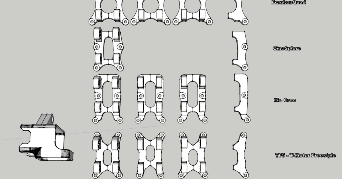 Soft Mounts by Snille | Download free STL model | Printables.com