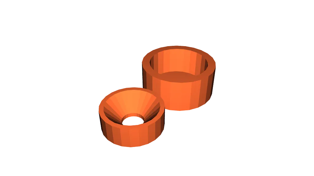 Countersunk screw washer with lid by Snille | Download free STL model ...