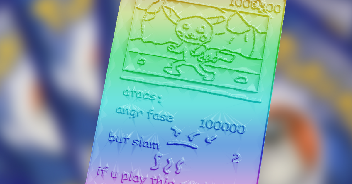 Reel Authantec Pookamon Card by Linksu3D | Download free STL model ...