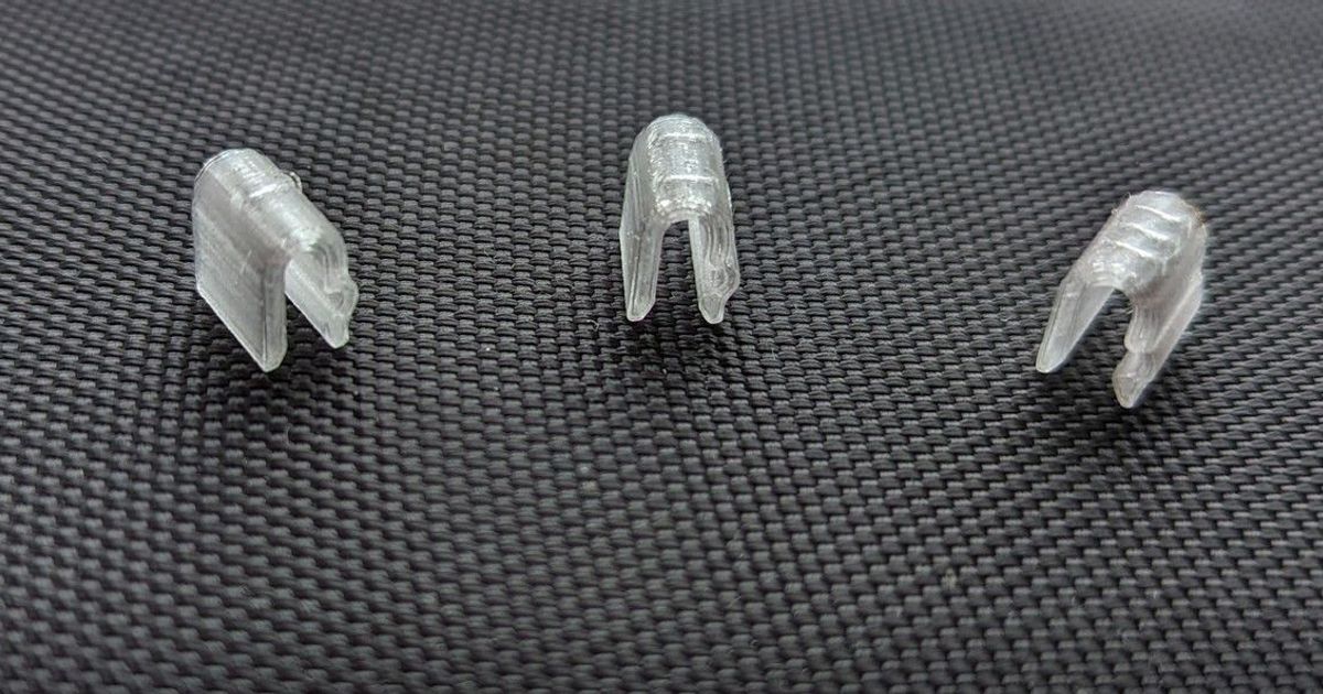 Sclip; small, simple and snug filament clip by Slablaadje | Download ...