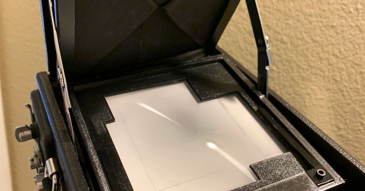 Adjustable 4x5 Graflex SLR lomograflok shim by Acroanesthesia ...