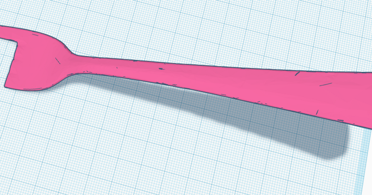 single prong fork by colincurtin | Download free STL model | Printables.com