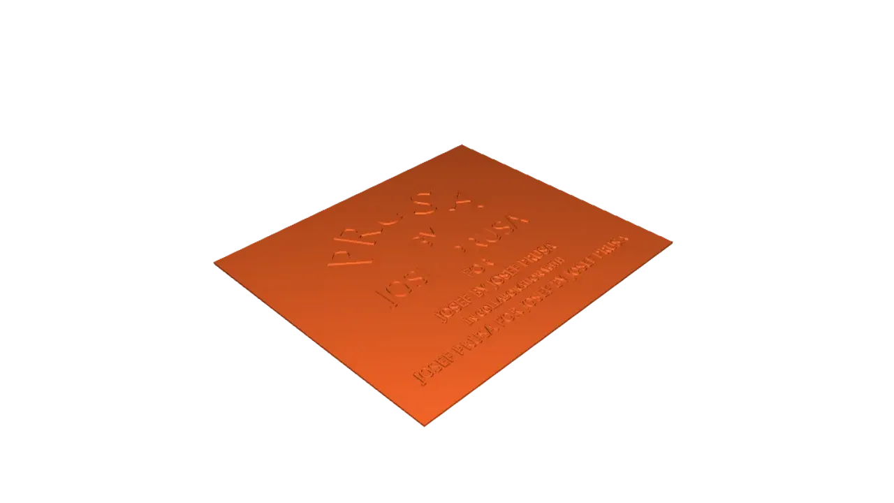 Prusa by Josef Prusa sign for your Prusa by Josef Prusa by senatorpjt ...