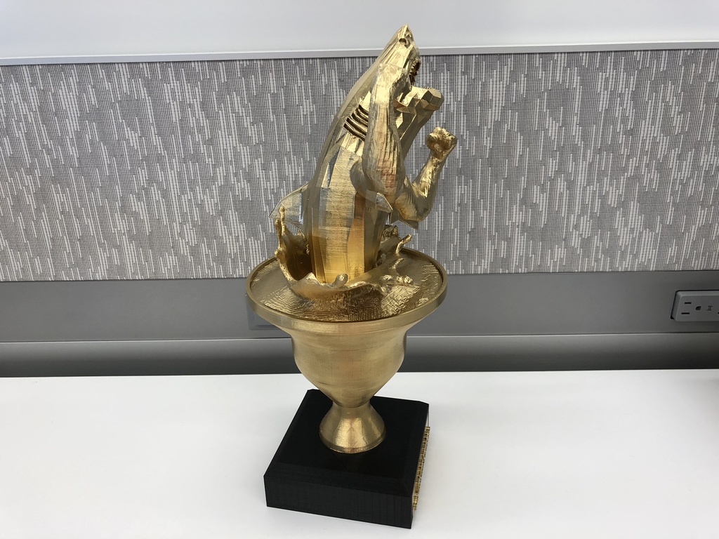 Ultimate Beefy Shark Trophy by hughes | Download free STL model ...