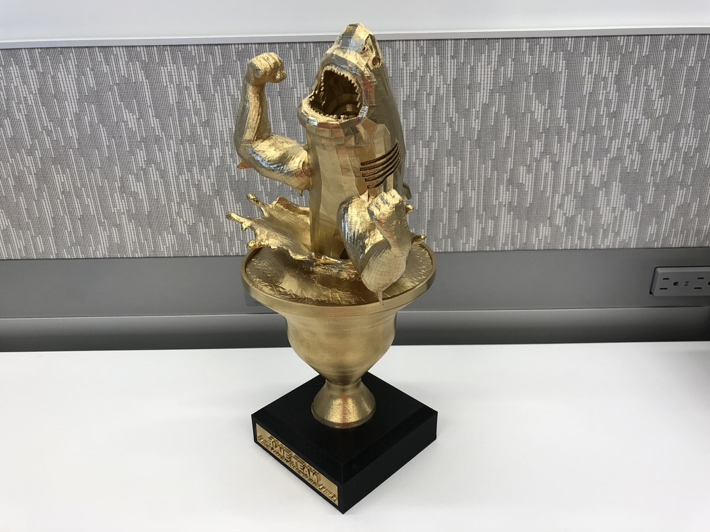 Ultimate Beefy Shark Trophy by hughes | Download free STL model ...