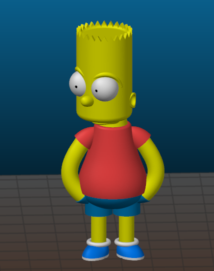 Bart Simpson by jkavalik | Download free STL model | Printables.com