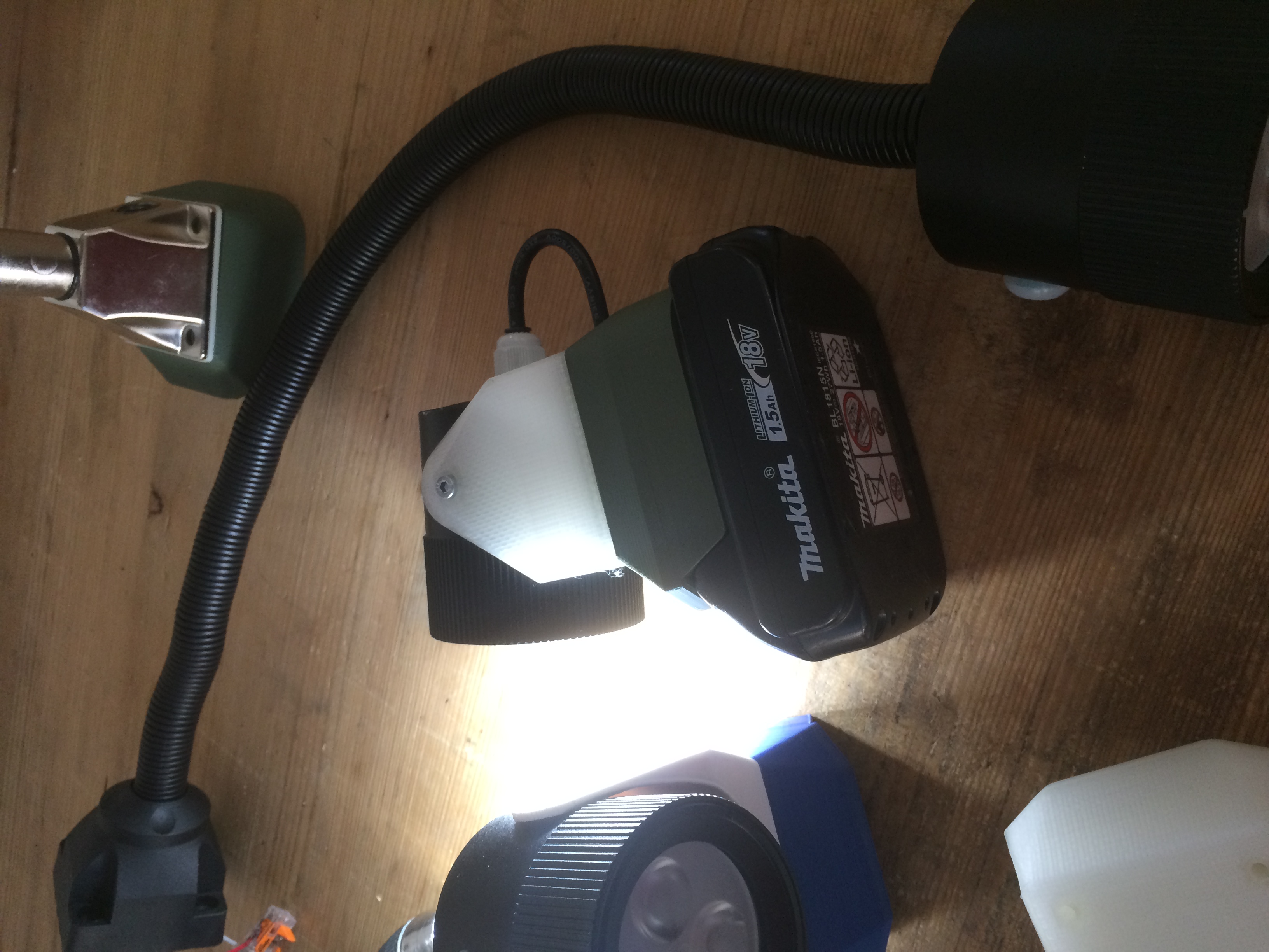 Work torch 3W (for Parkside / Makita batteries) by SHR3D.eu | Download ...