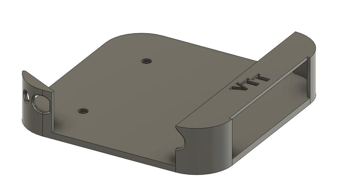 Mac Mini Wall Hanger Bracket by bmccarthy321 | Download free STL model ...