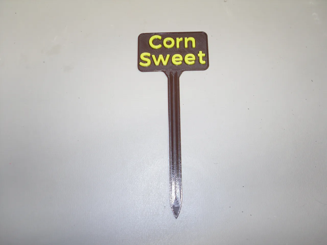 Plant Label Sweet Corn by LMJ | Download free STL model | Printables.com