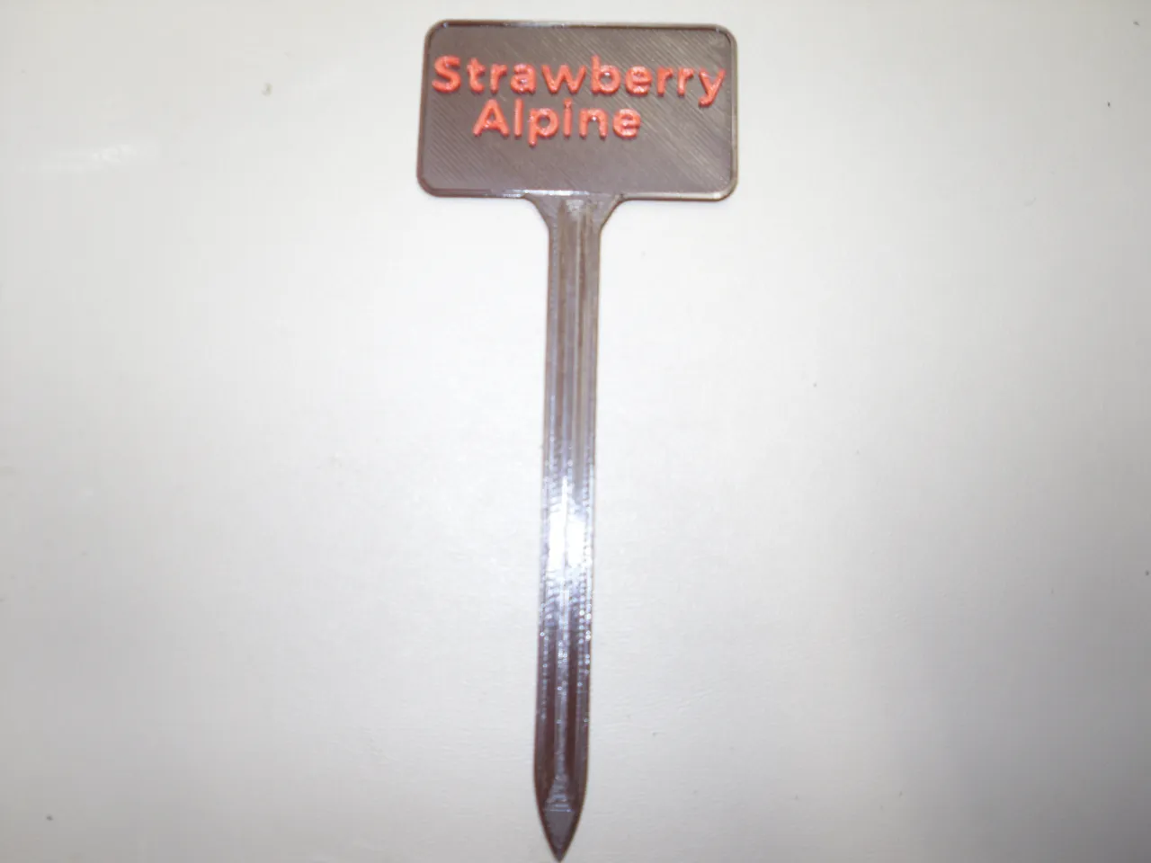 Plant Label Alpine Strawberry by LMJ | Download free STL model ...