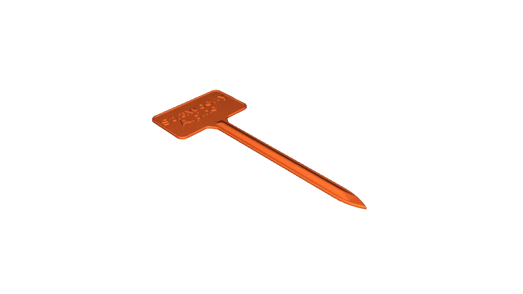 Plant Label Alpine Strawberry by LMJ | Download free STL model ...