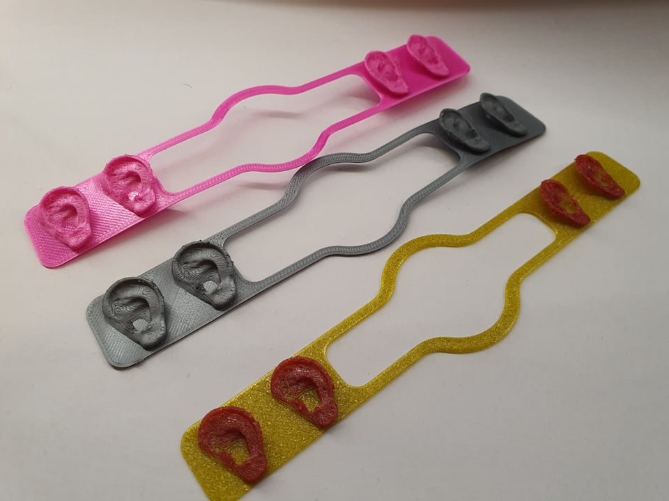 Face mask strap by Homefab3d | Download free STL model | Printables.com