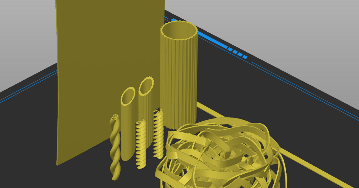 Pasta Selection Package by Martin Rigatoni | Download free STL model ...