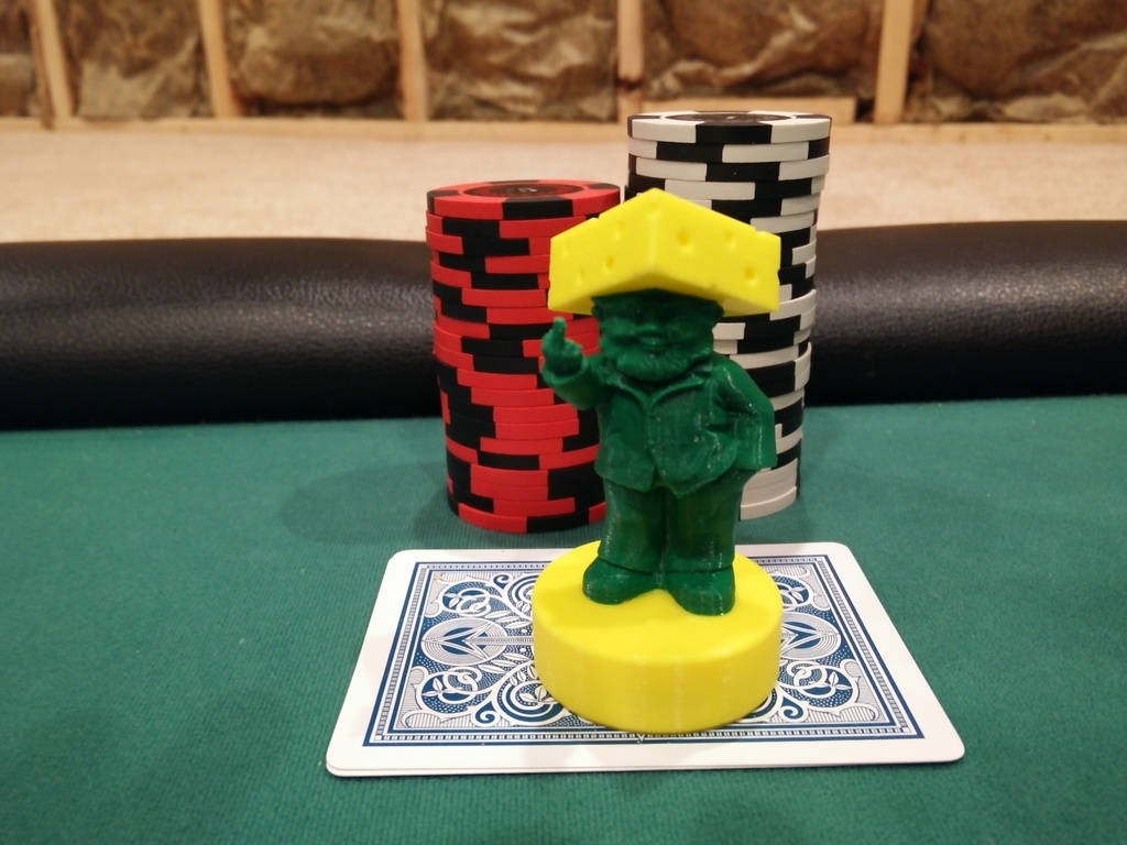 Rude Cheesehead Gnome Poker Card Capper - Green Bay Packers by ...