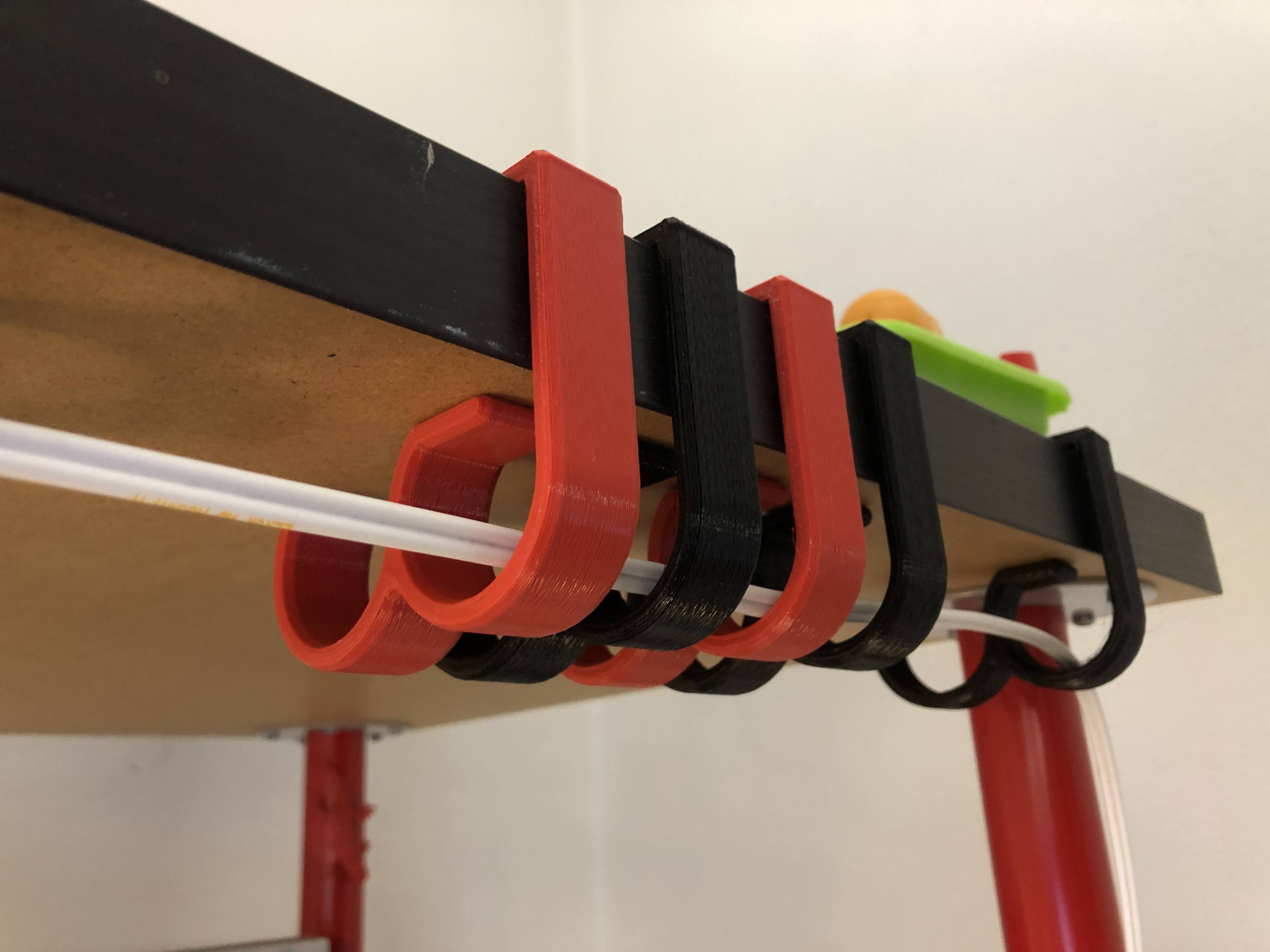 Desk Cable Management Hugger Clip - Ikea Compatible - 50mm by viktori ...