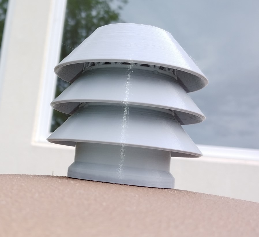 "Maximum style" roof vent for enclosures by LD.P | Download free STL ...