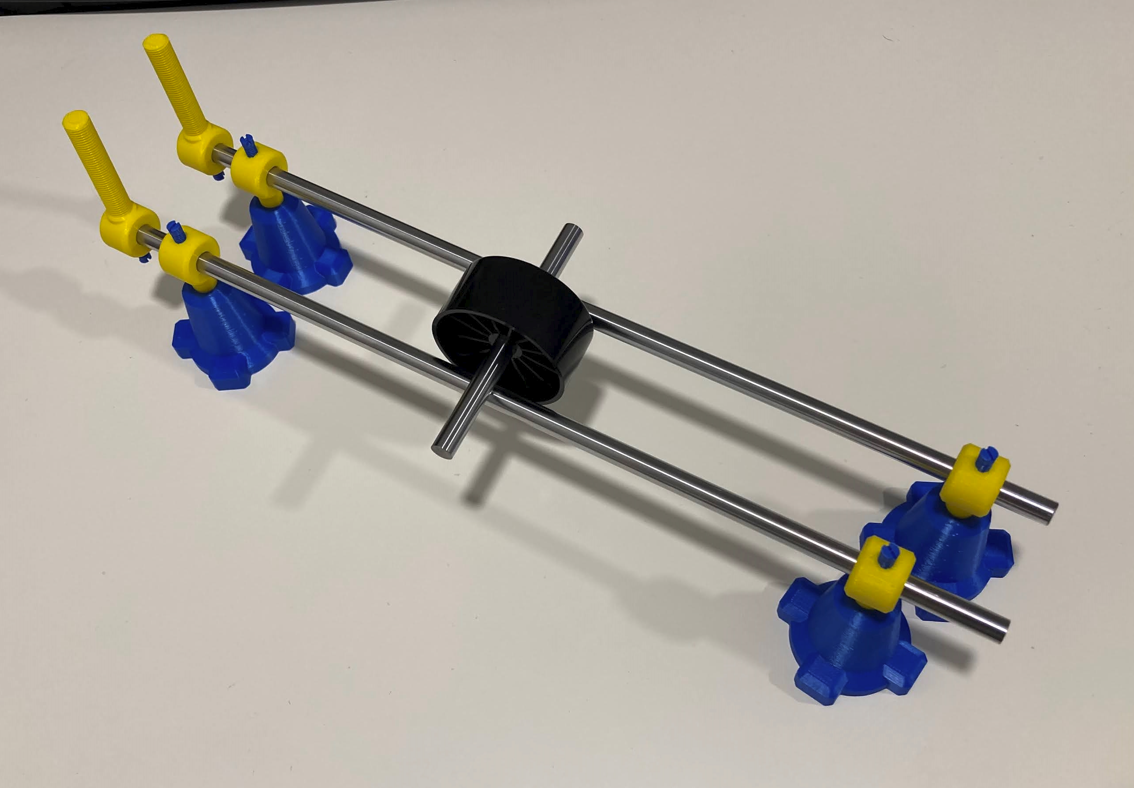 Spindle Fan / Rotor balancing Jig by Dirk | Download free STL model ...
