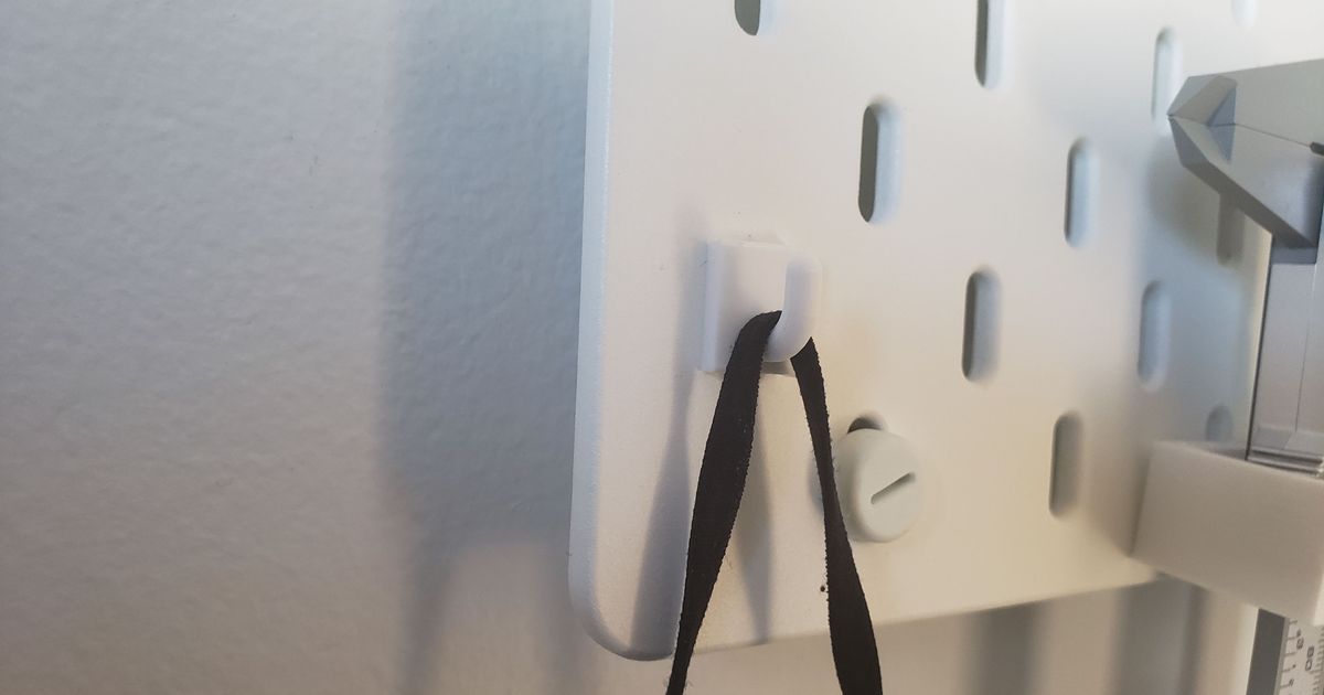 small Ikea Skadis hook by Astro_BOB | Download free STL model ...