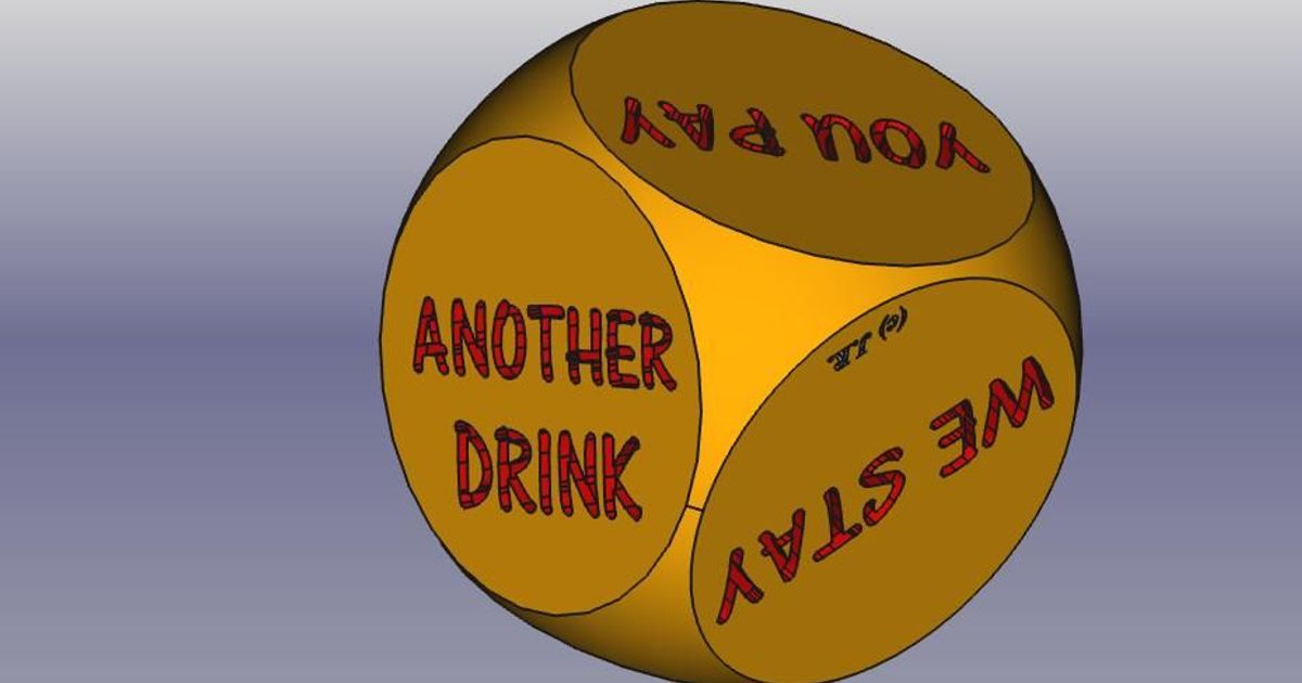 PUB CUBE - Roll the dice! by jofeinmechaniker | Download free STL model ...