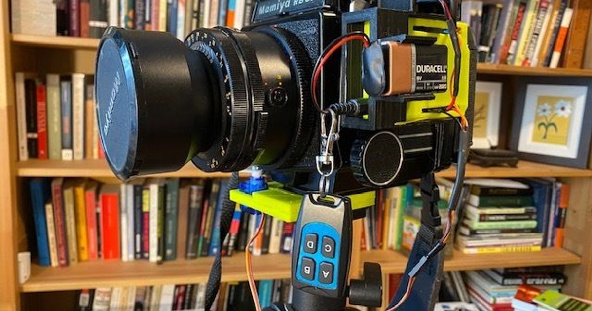 3D Printed Arduino Wireless Trigger for Mamiya RB67 by digitalist ...