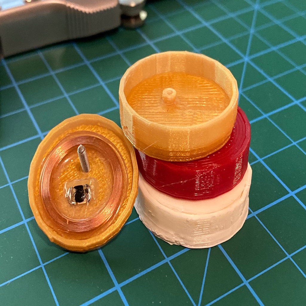 Round RFID (25mm) Case by digitalist | Download free STL model ...