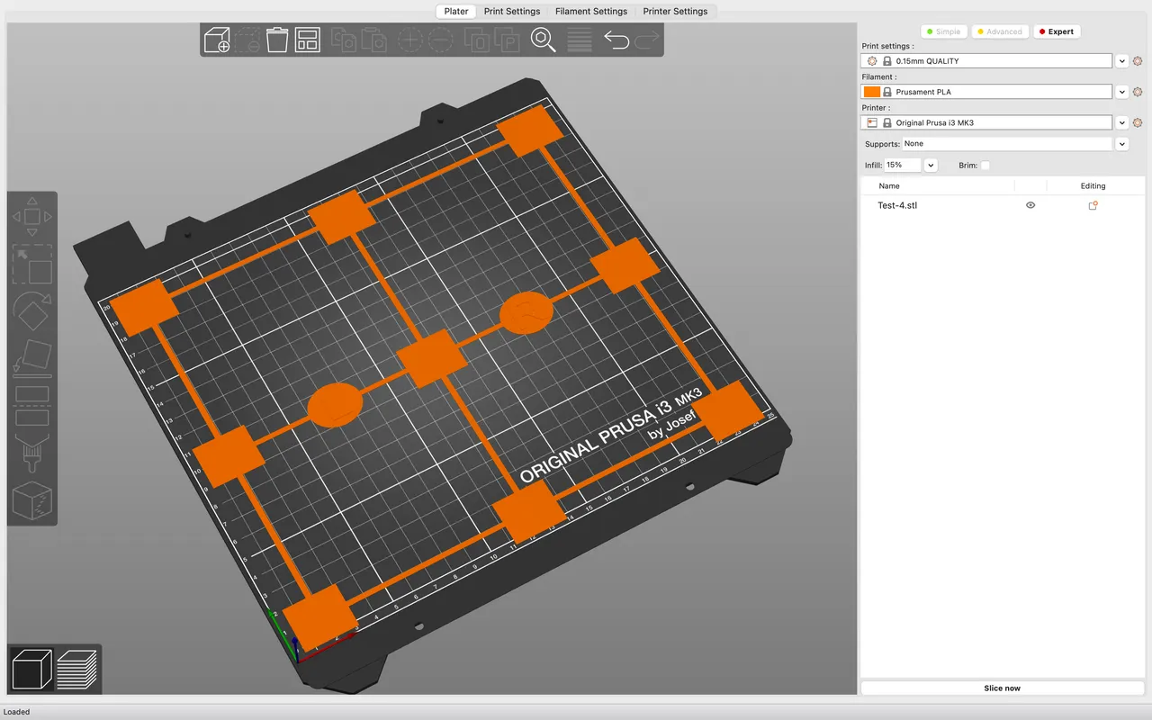 A bed level calibration for Prusa i3 MK3 by Bhadi | Download free STL model | Printables.com