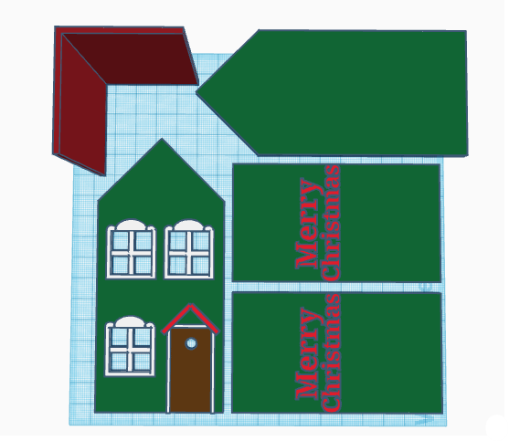 Christmas House Decoration by KLM1318 | Download free STL model ...