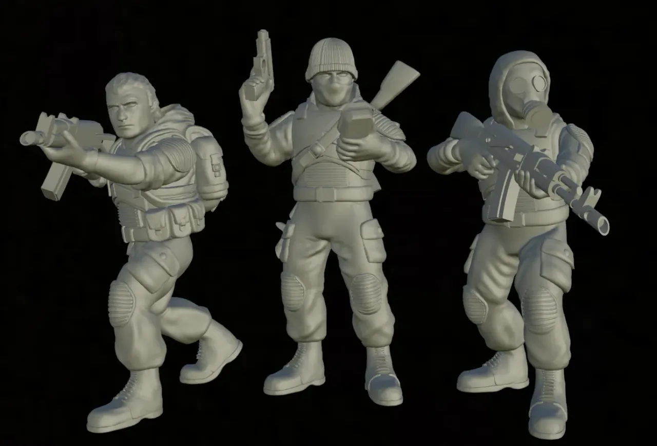 Zone Rangers by Errant Miniatures | Download free STL model ...