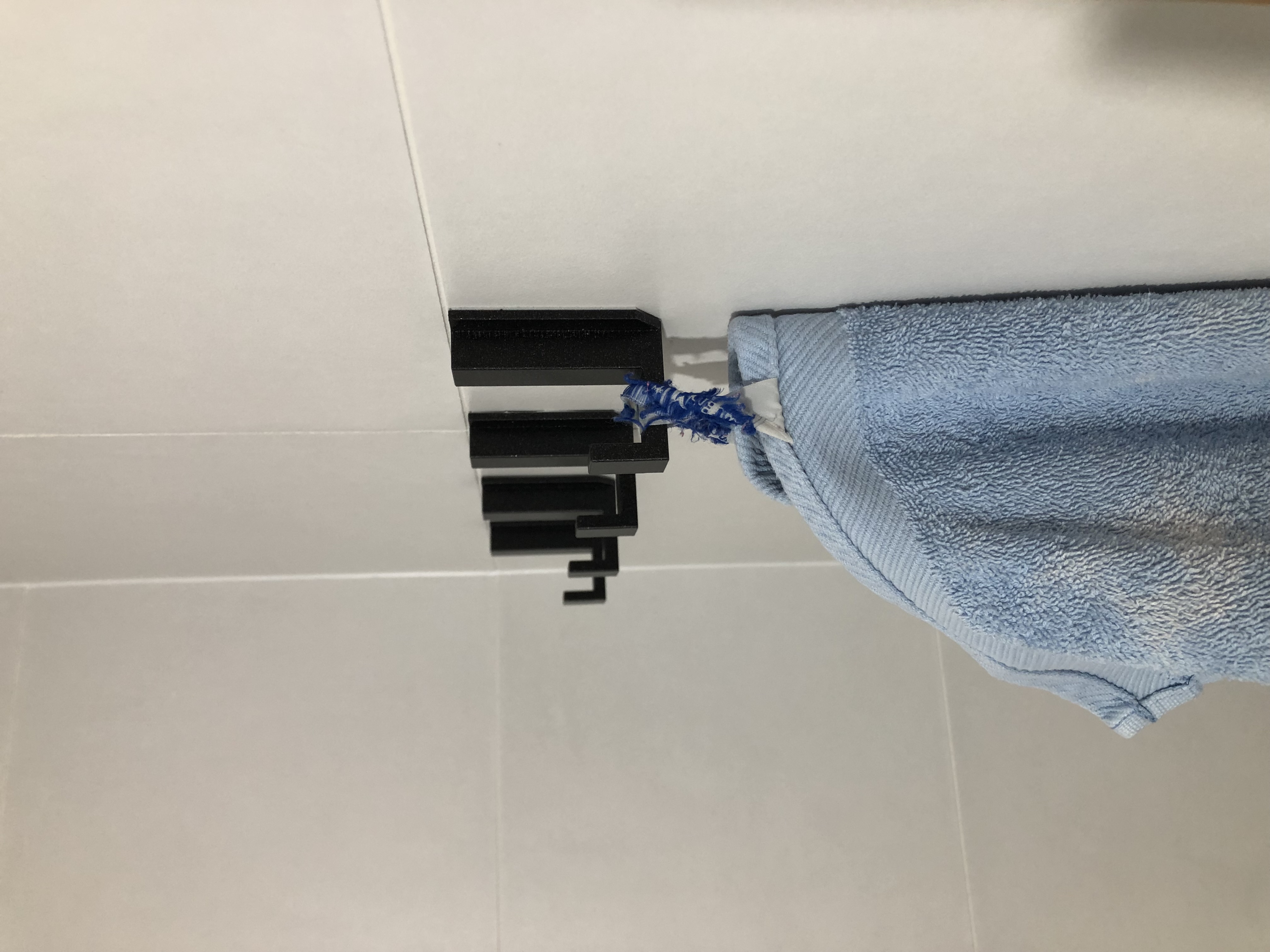 Hook with a backplate for adhesive tape mount by Kopr | Download free ...