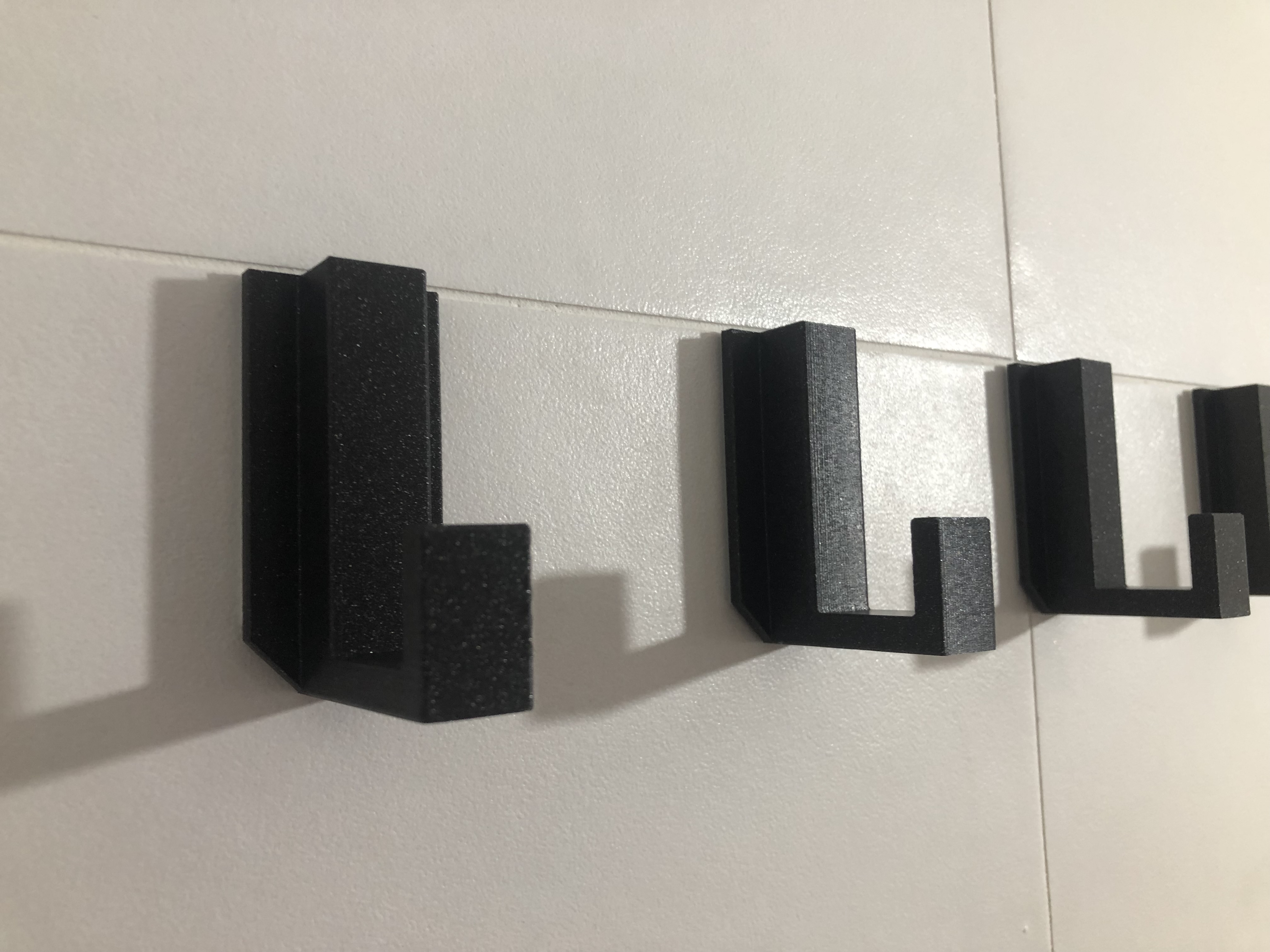 Hook with a backplate for adhesive tape mount by Kopr | Download free ...