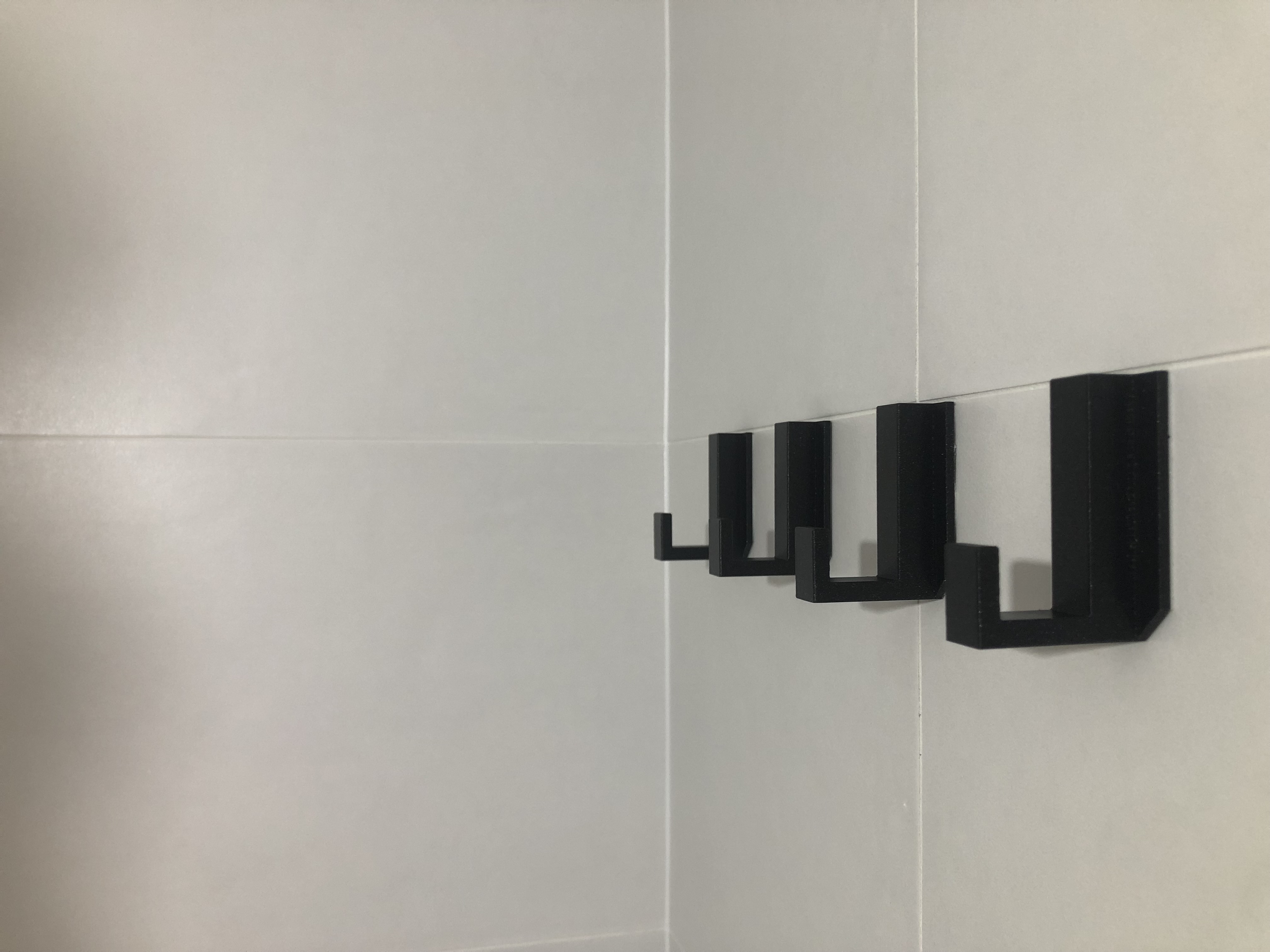 Hook with a backplate for adhesive tape mount by Kopr | Download free ...