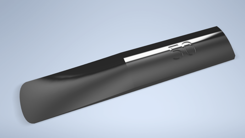 Full Range Alto Sax Reed PETG by theduckom | Download free STL model ...