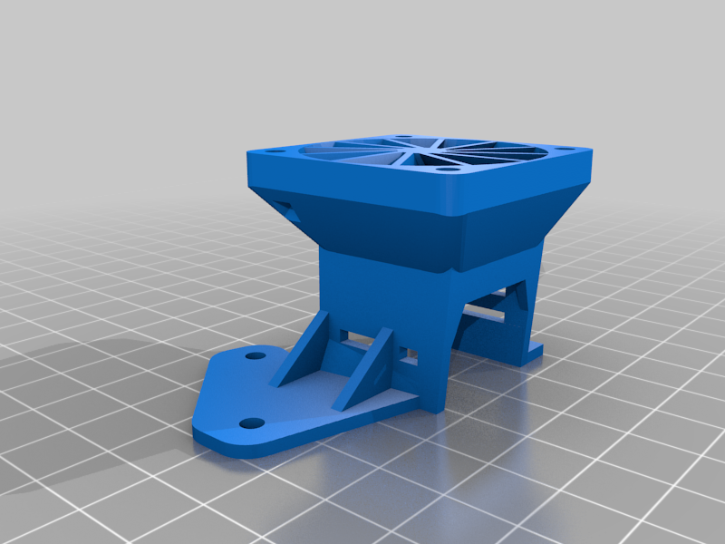 Airflow Optimized Fan Mount by theduckom | Download free STL model ...