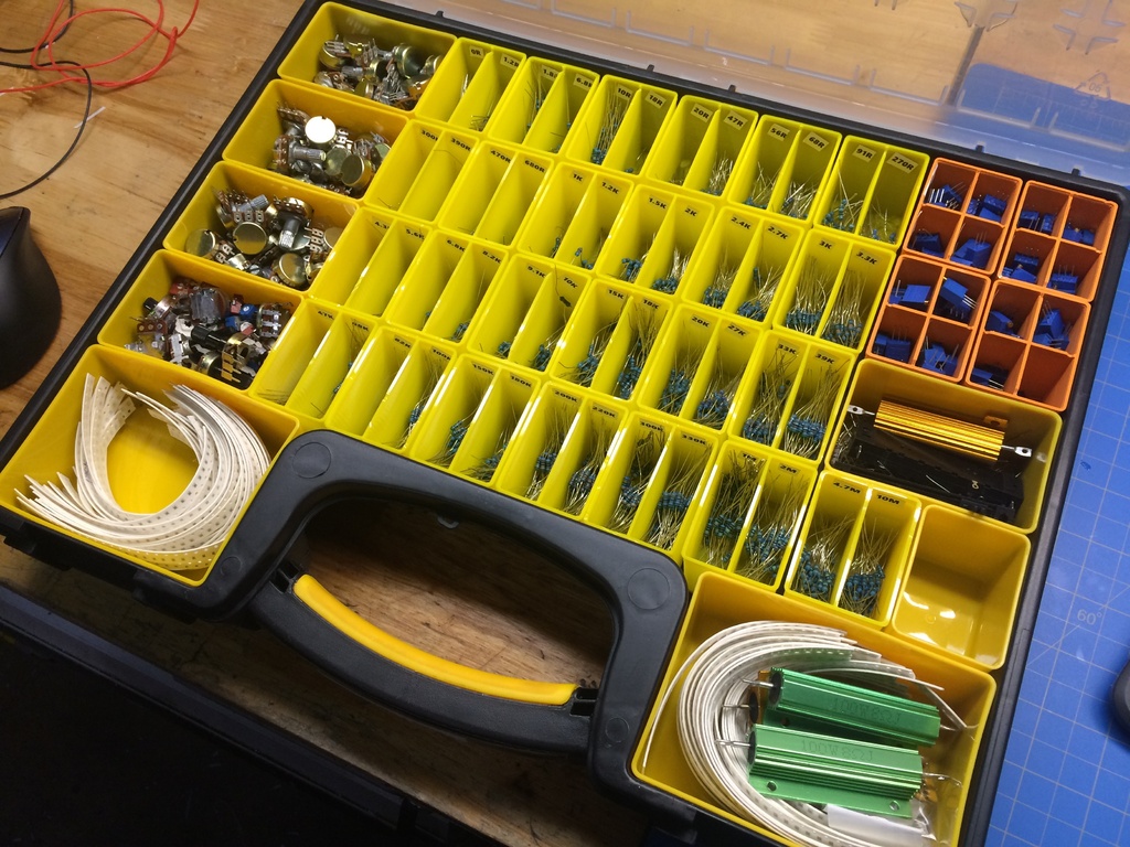 Small parts bins for Stanley 014725 25-Removable Compartment ...