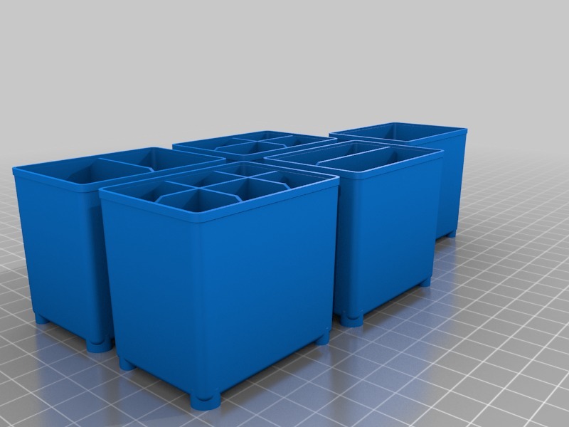 Small parts bins for Harbor Freight parts storage case (#93928) by ...