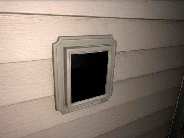 Louvered Dryer Vent Flap by Blodorn | Download free STL model ...