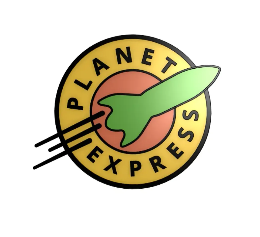 Logotipo De Planet Express Futurama Planet Express Logo Vinyl Decal