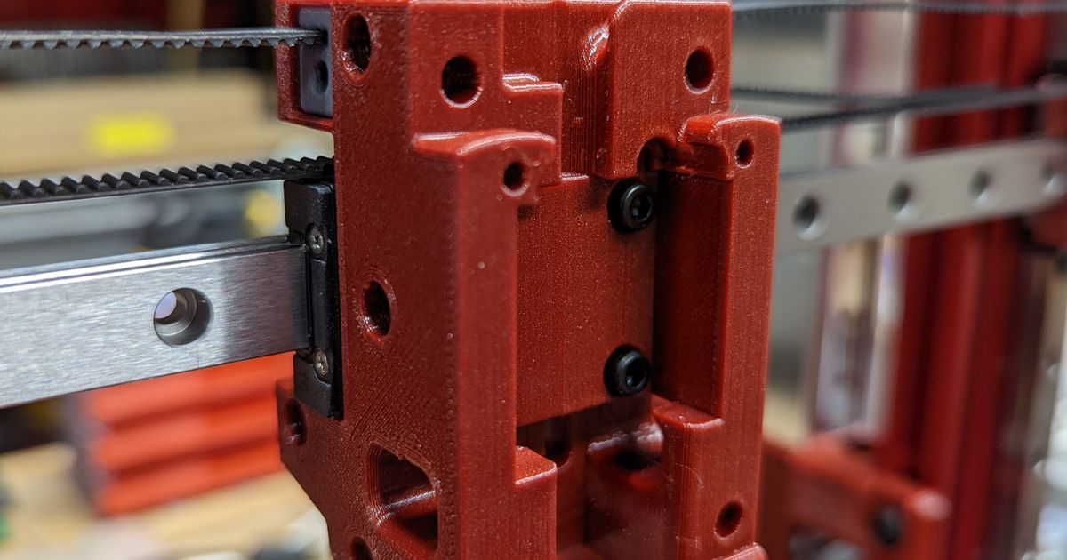 Prusa Bear Linear Rail MGN12H Stealthburner X-Carriage by 3dKaos ...