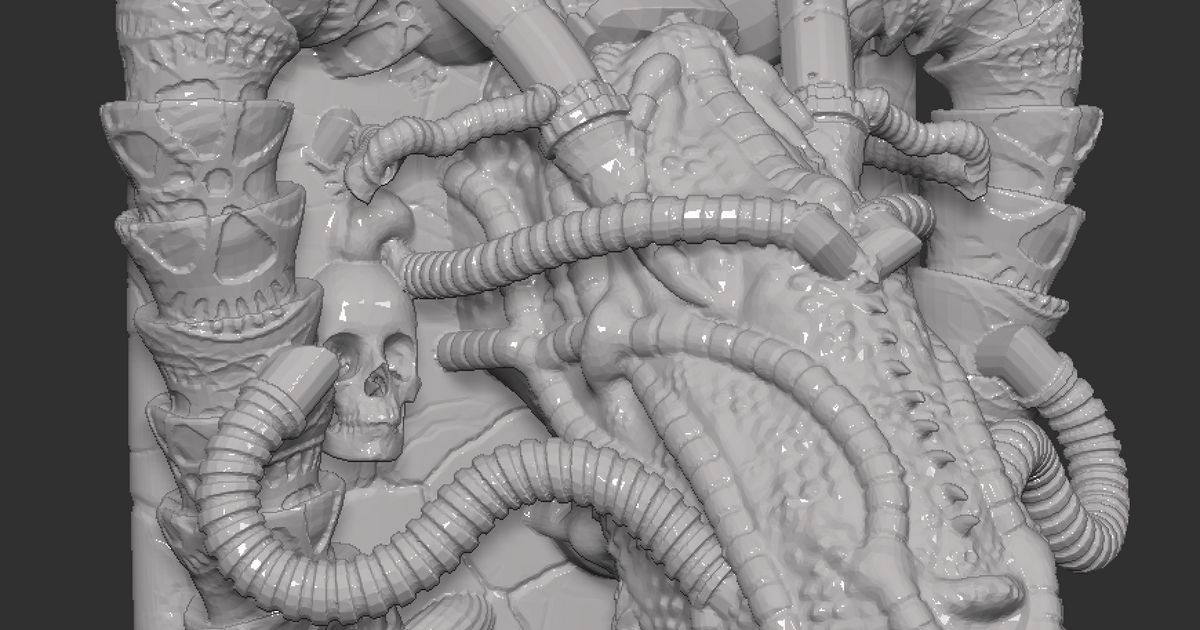 Alien Wall Plaque by The Happy Extruder | Download free STL model ...