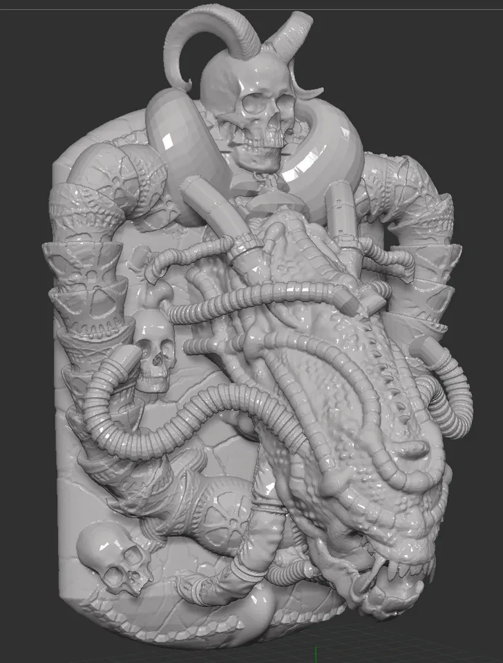 Alien Wall Plaque by The Happy Extruder | Download free STL model ...