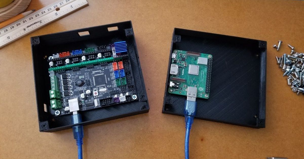 Modular Electronics Case (stackable layers for MPCNC) by Jamie ...