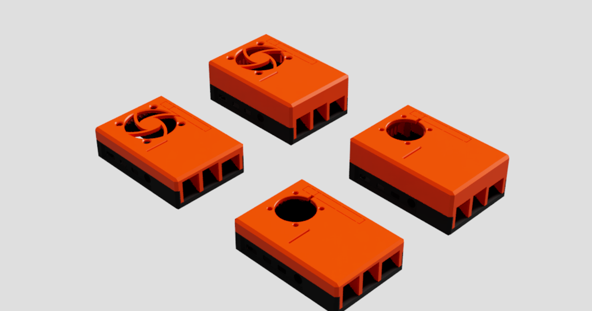 RPi4 cases by Zahg | Download free STL model | Printables.com