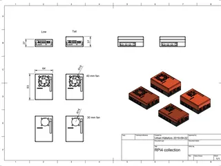 RPi4 cases by Zahg | Download free STL model | Printables.com